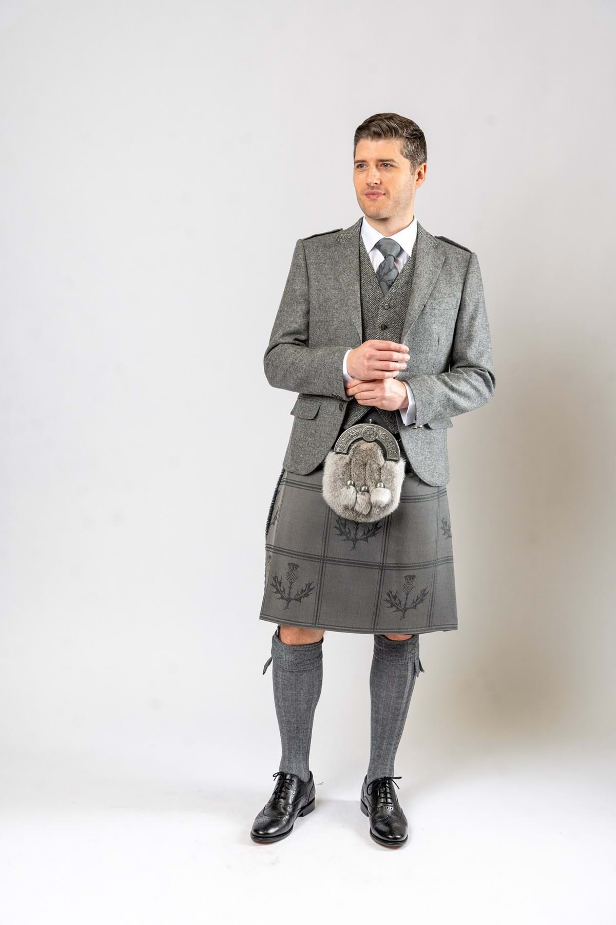 Made To Measure Granite Thistle Kilt Kilts And Trews