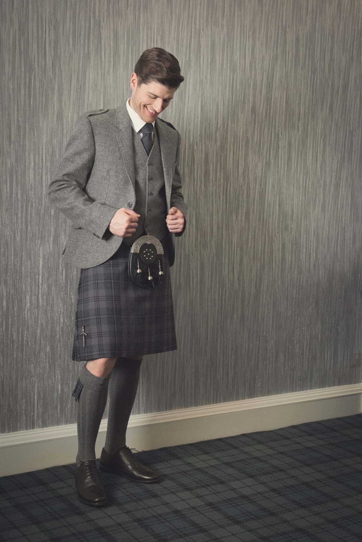 Made to Measure | Silver Highlander Kilt | Kilts & Trews