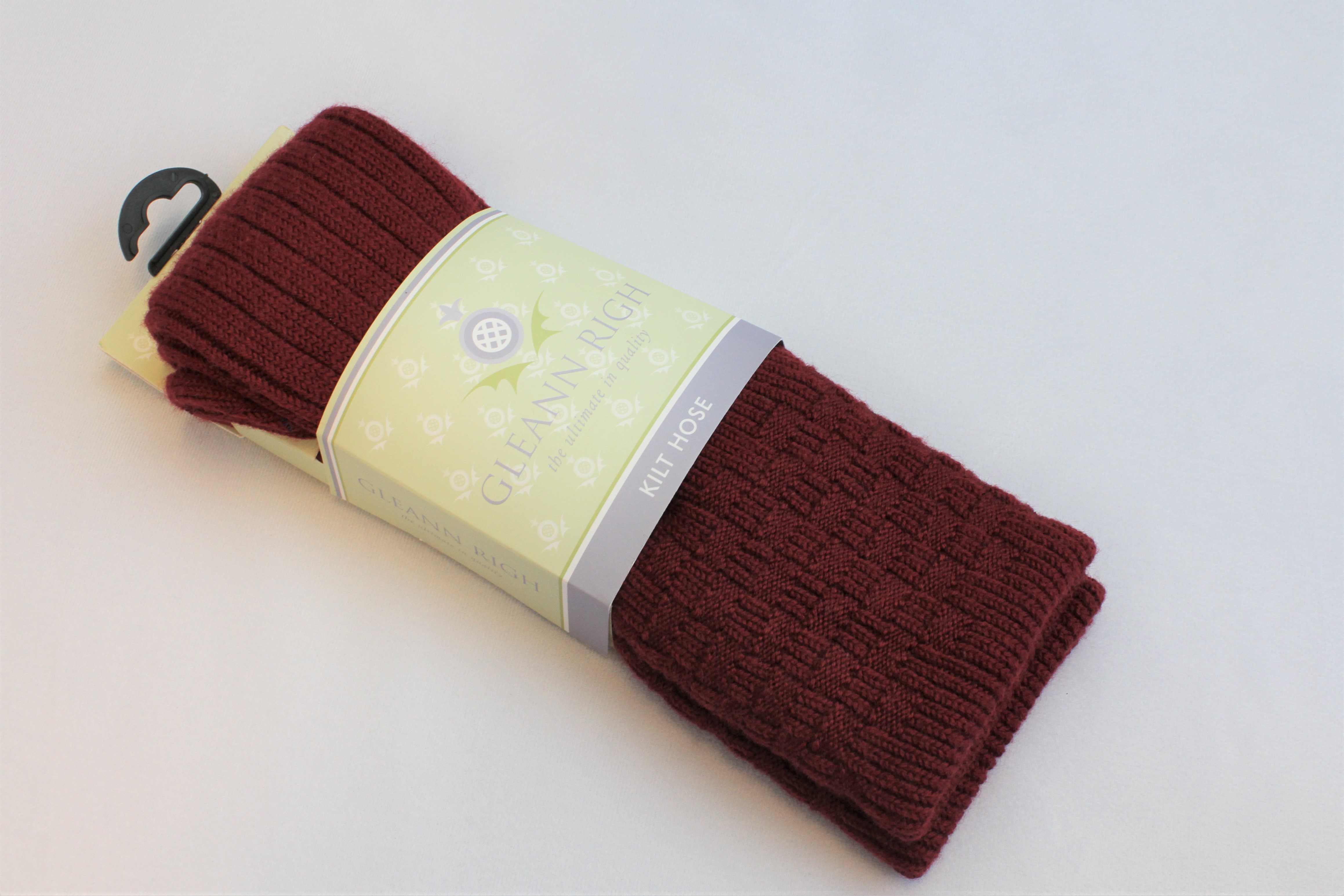 Burgundy Premium Kilt Hose | Kilts & Trews